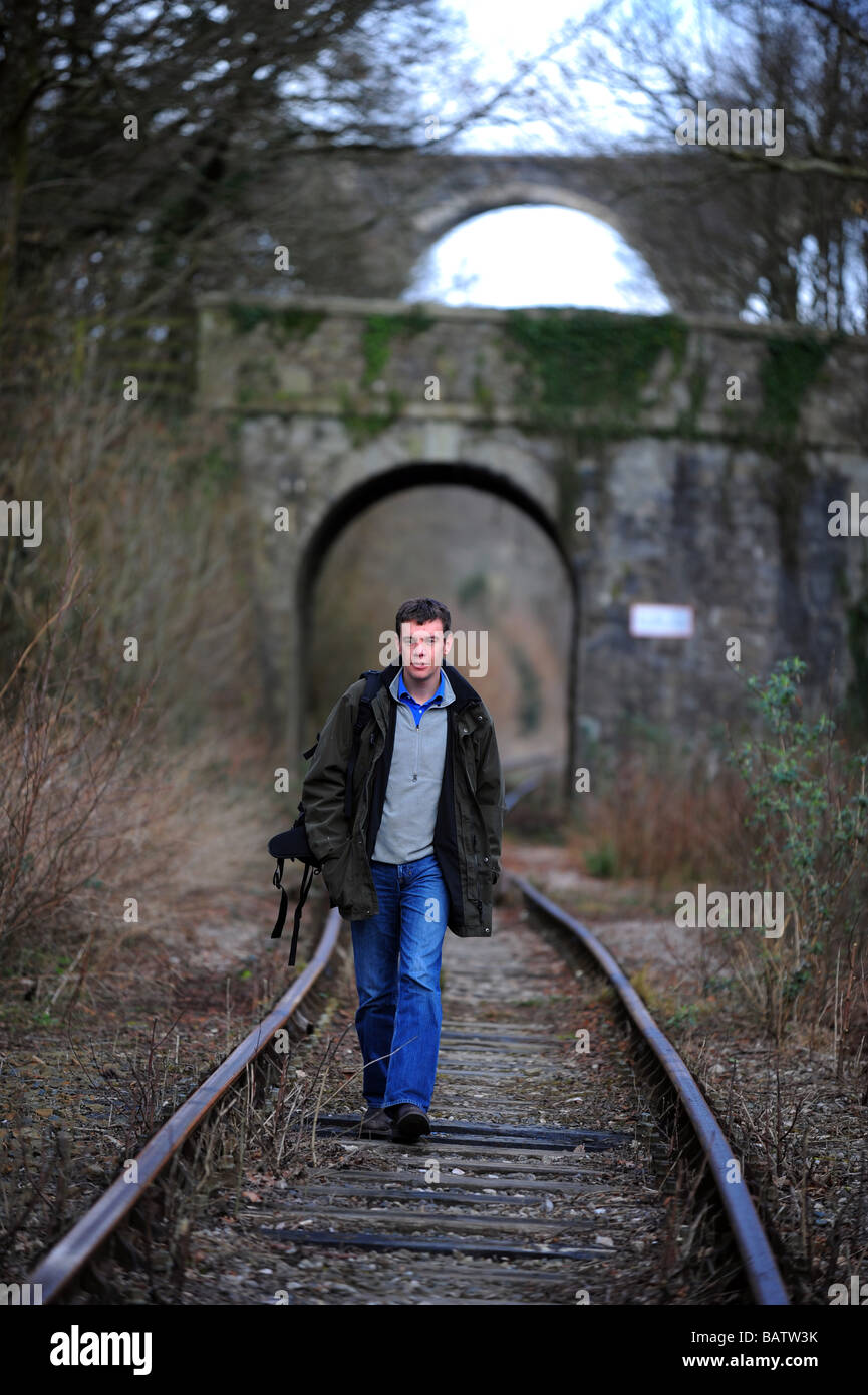 Walking the rail track hi-res stock photography and images - Alamy