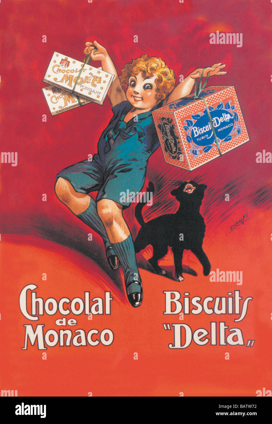 Monaco Chocolates and Delta Biscuits Stock Photo - Alamy