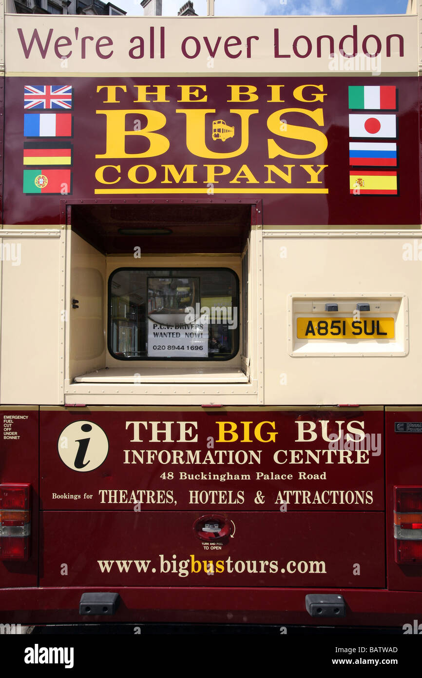 The Big Bus Company, London Stock Photo - Alamy