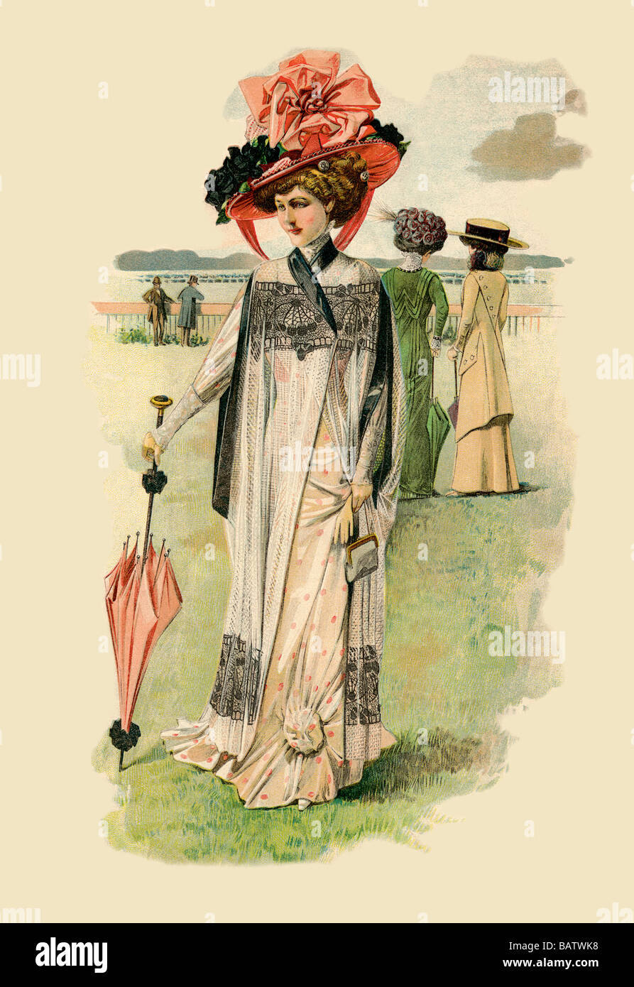 The Red Ribbon Hat Stock Photo - Alamy