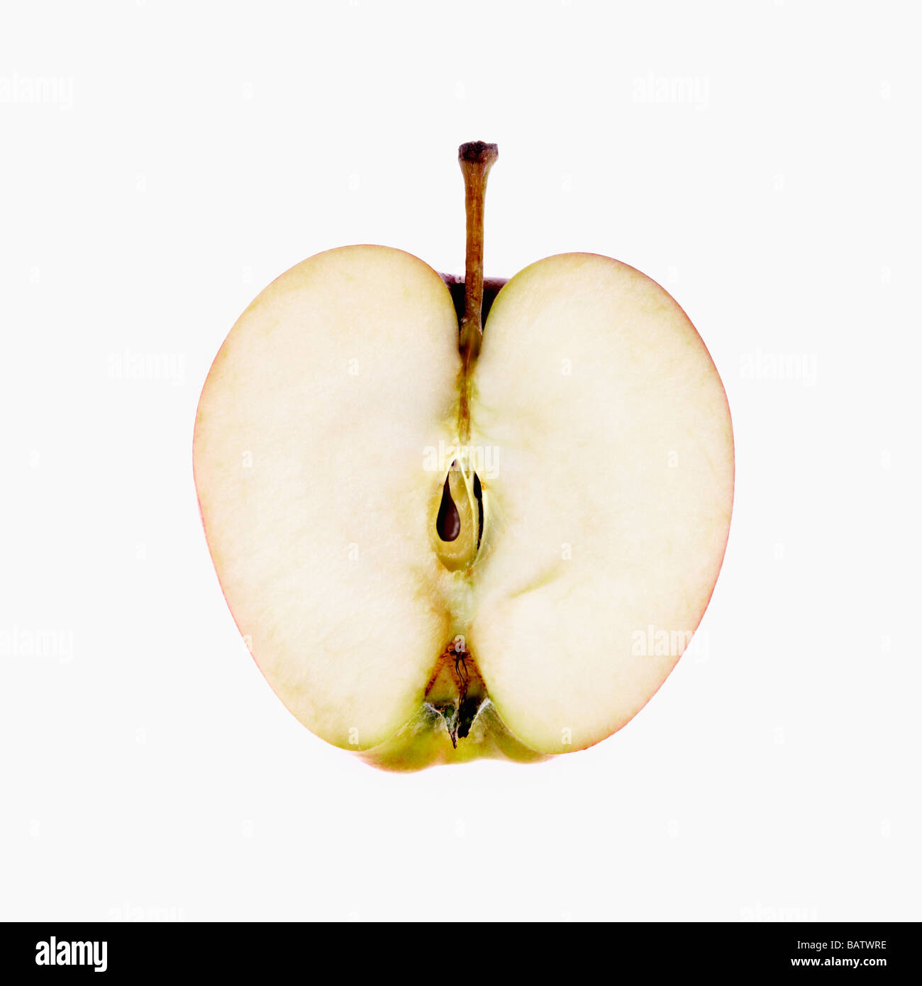 Cross-section of apple Stock Photo - Alamy