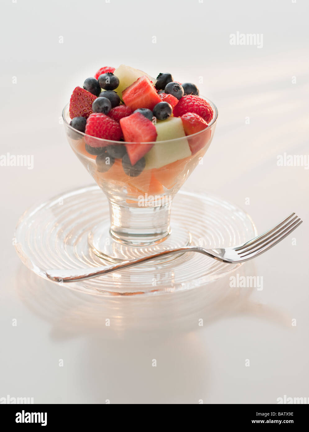Studio shot of Fruit salad Stock Photo - Alamy