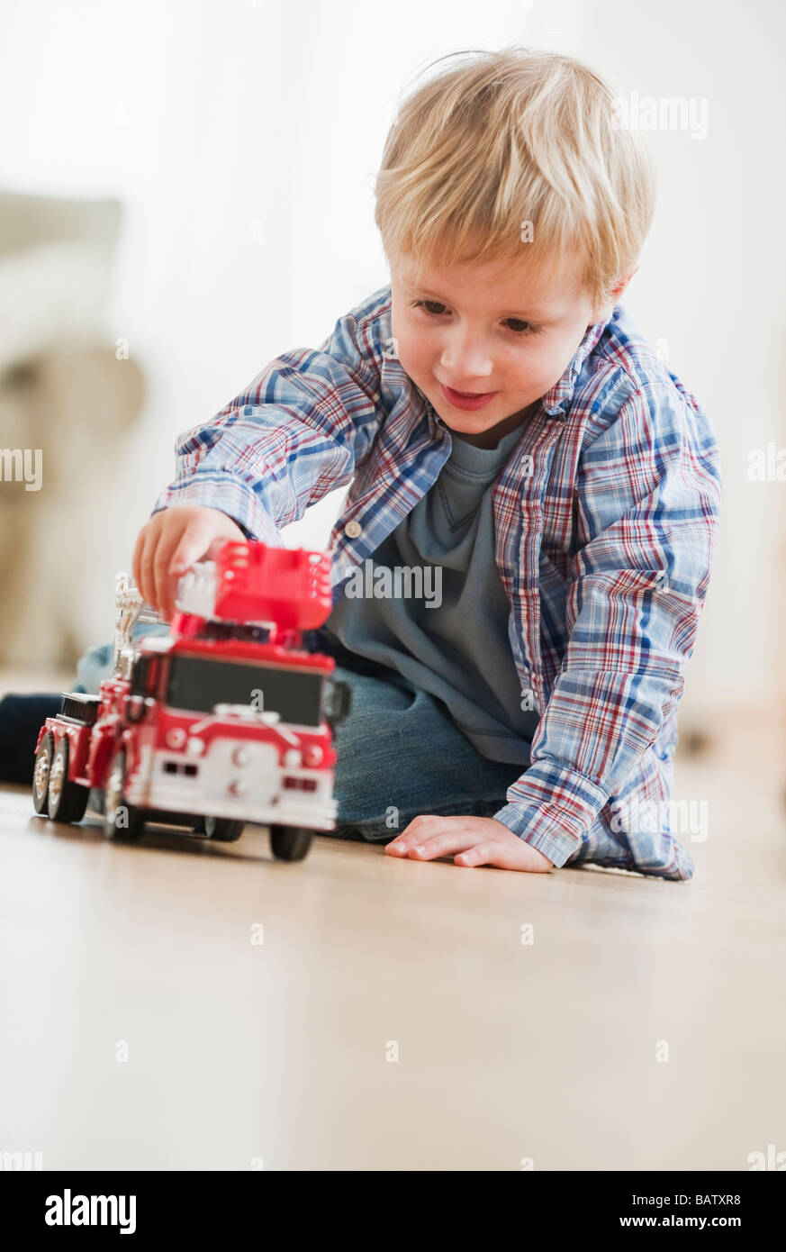 Toy fire engine hi-res stock photography and images - Alamy