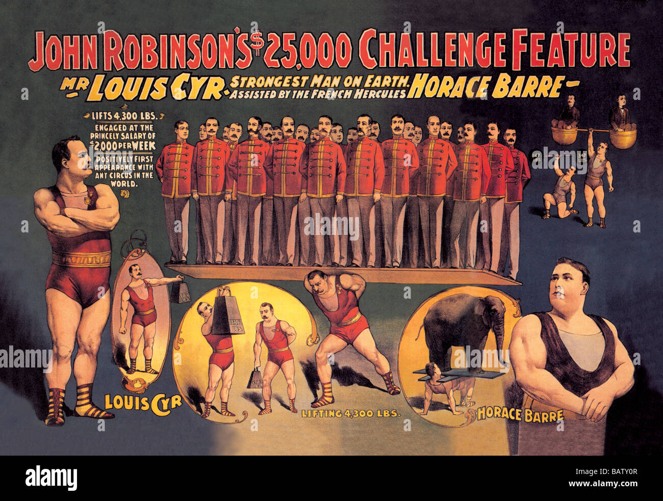 Circus Strong Man Poster