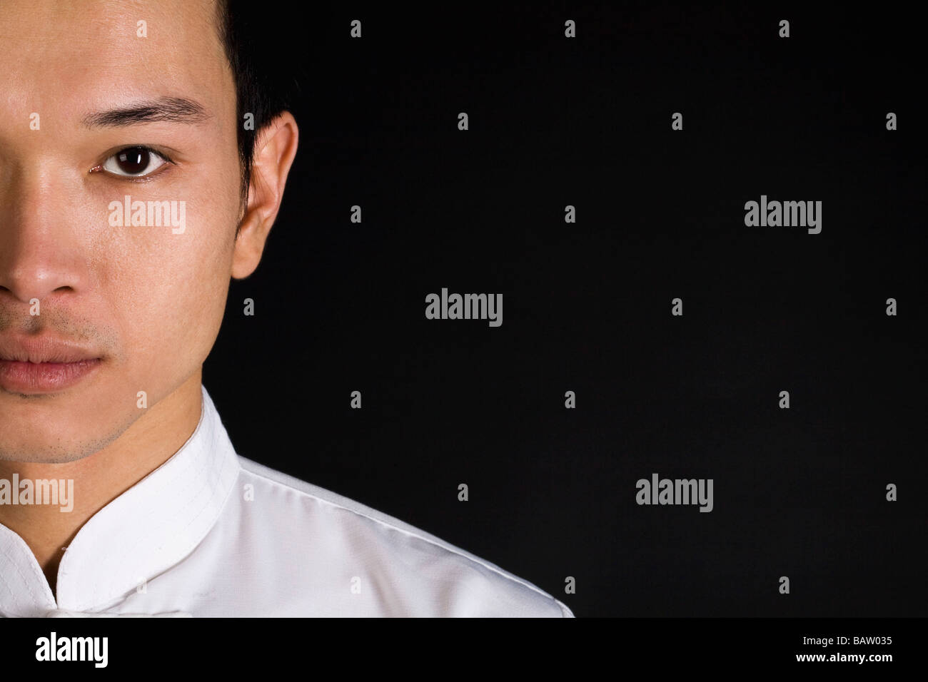 cropped headshot of asian man Stock Photo - Alamy