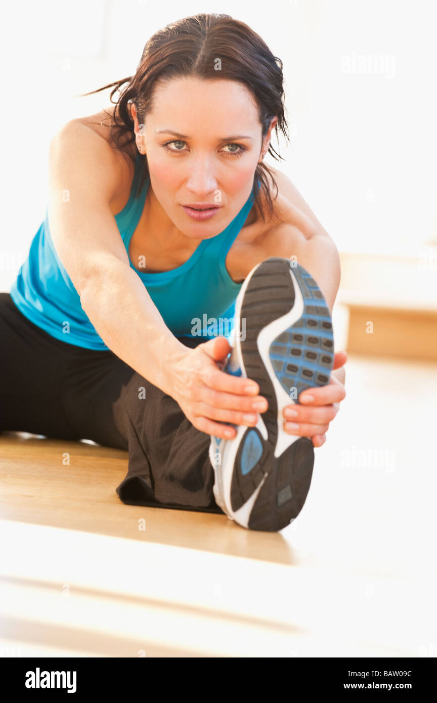 Stretching exercises vertical shot hi-res stock photography and images ...