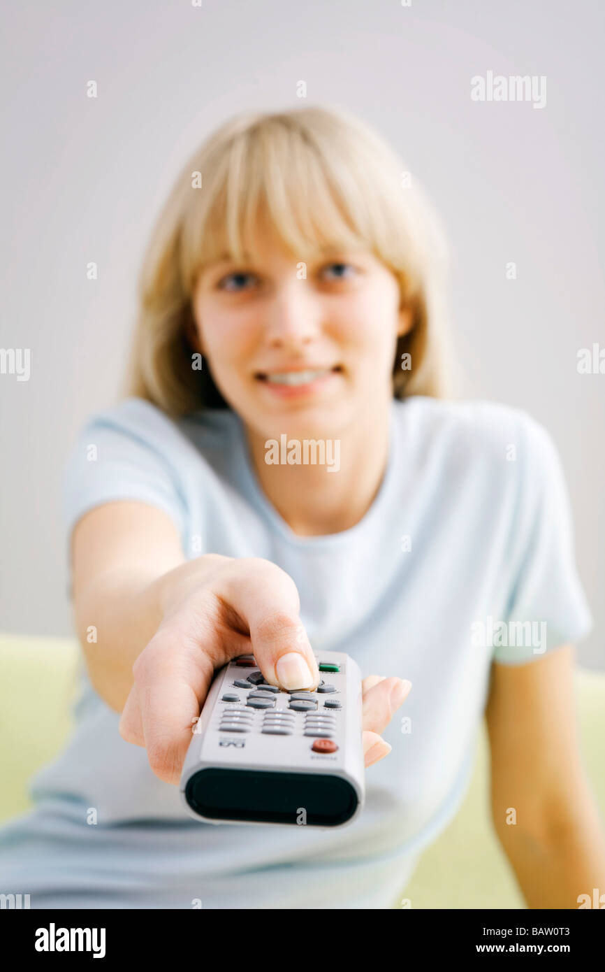 Young adult remote control hi-res stock photography and images - Alamy