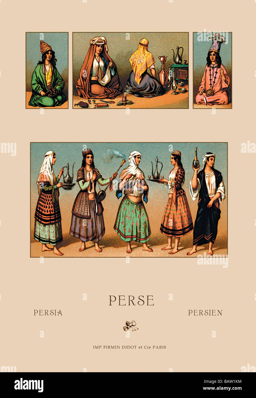 Traditional Dress of Persia #1 Stock Photo - Alamy
