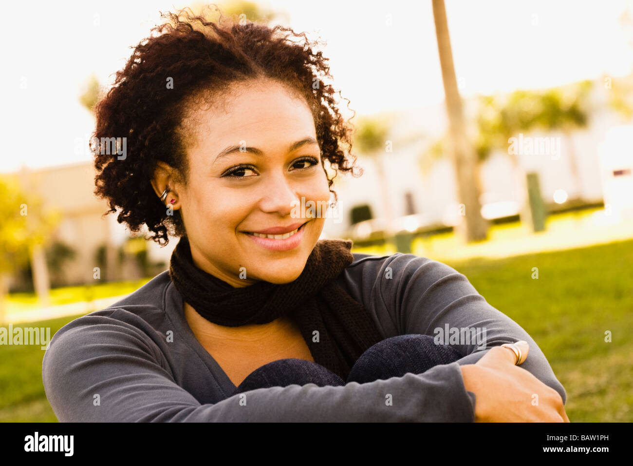 African woman smiling Stock Photo - Alamy