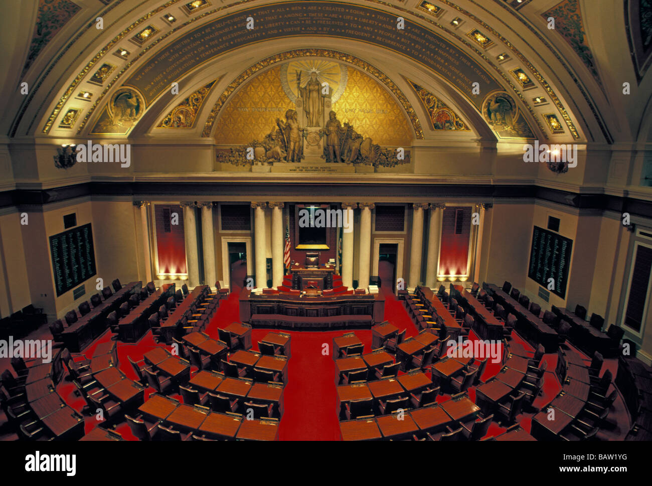 House Chambers in State Capital Building in Minnesota Stock Photo - Alamy