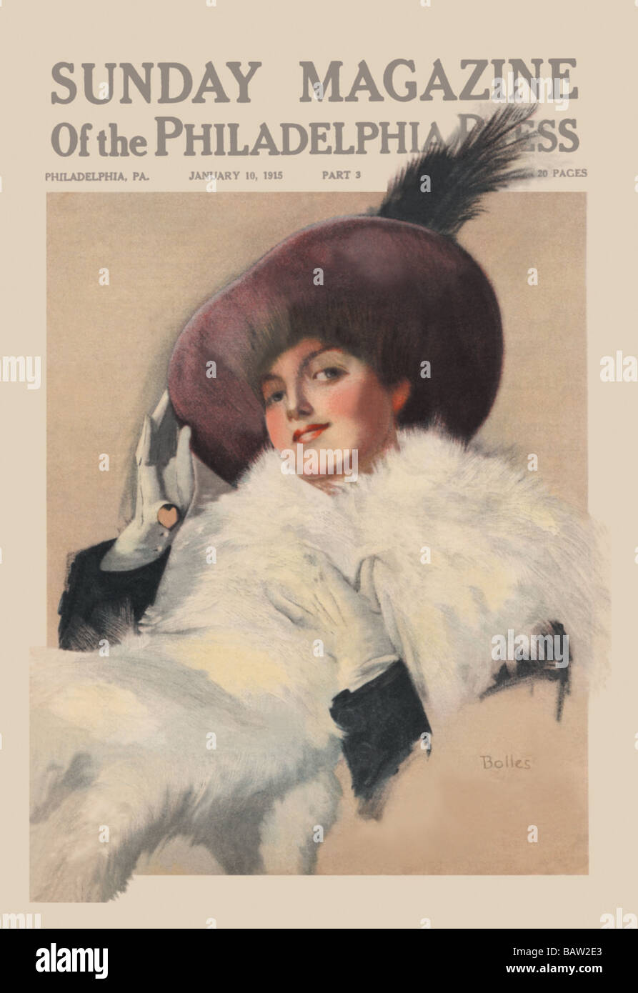 Sunday Magazine of the Philadelphia Press Stock Photo - Alamy