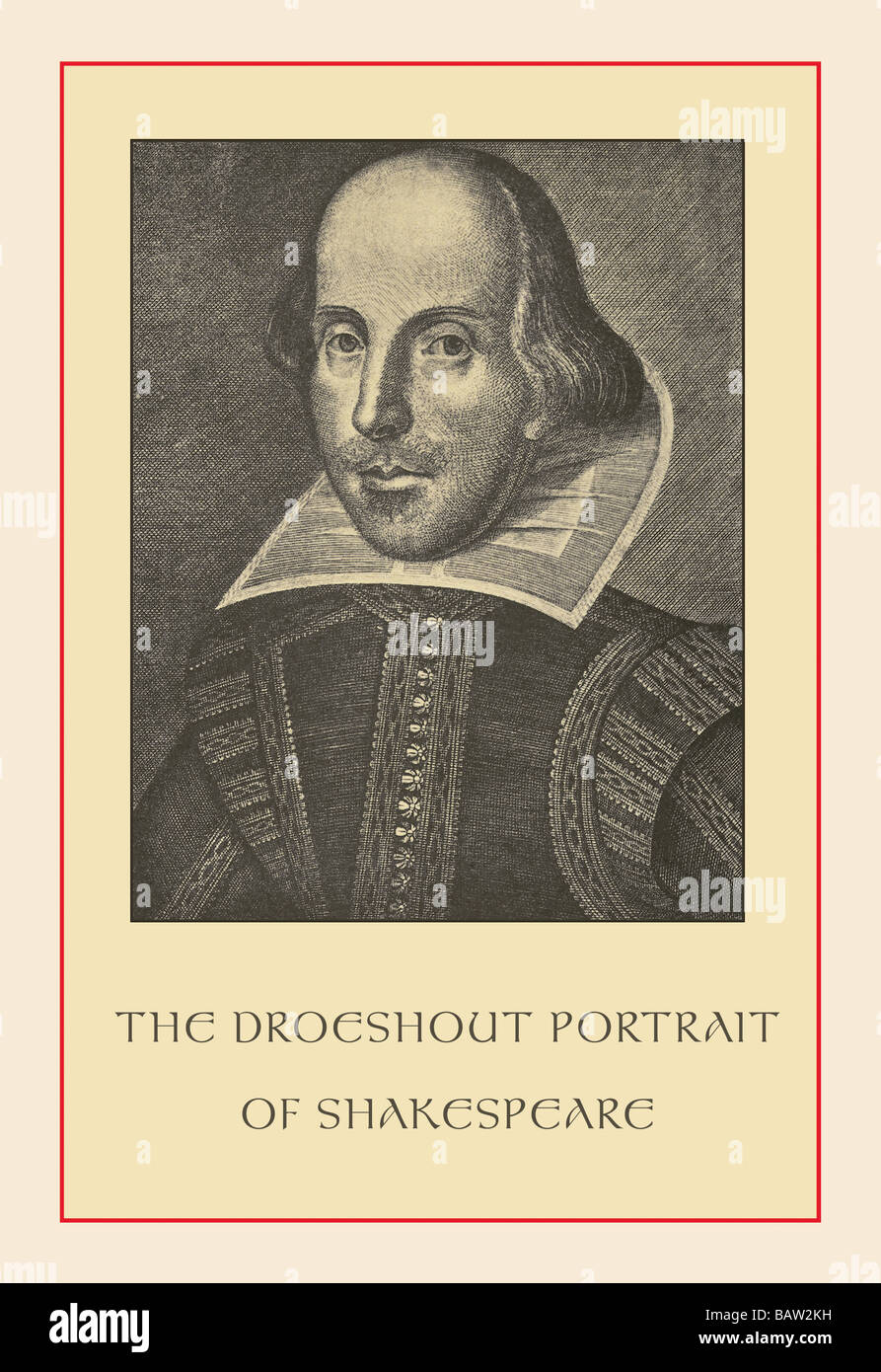 The Droeshent Portrait of Shakespeare Stock Photo - Alamy