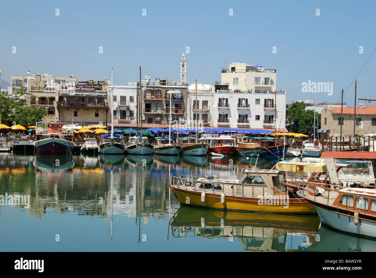 Harbour Keryneia Girne North Cyprus Stock Photo - Alamy