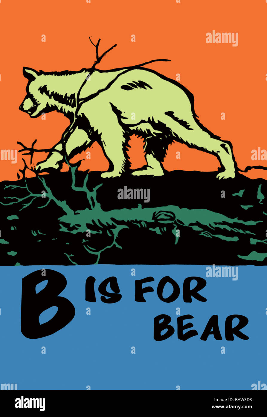 B is for Bear Stock Photo - Alamy