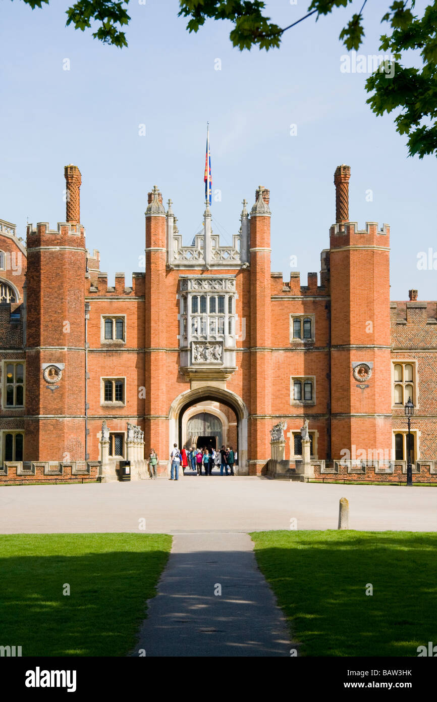 West Gate Hampton Court Palace Hampton Court London England Stock Photo ...