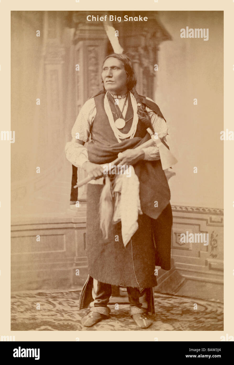 Chief Big Snake Stock Photo - Alamy