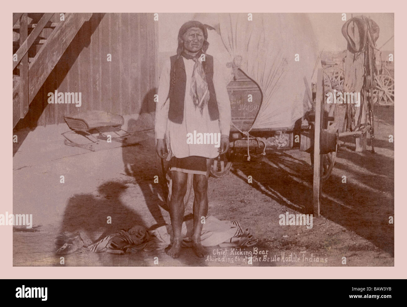 Chief Kicking Bear Stock Photo - Alamy