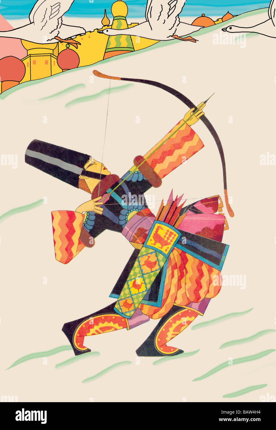 Tarban the Bowman Stock Photo - Alamy