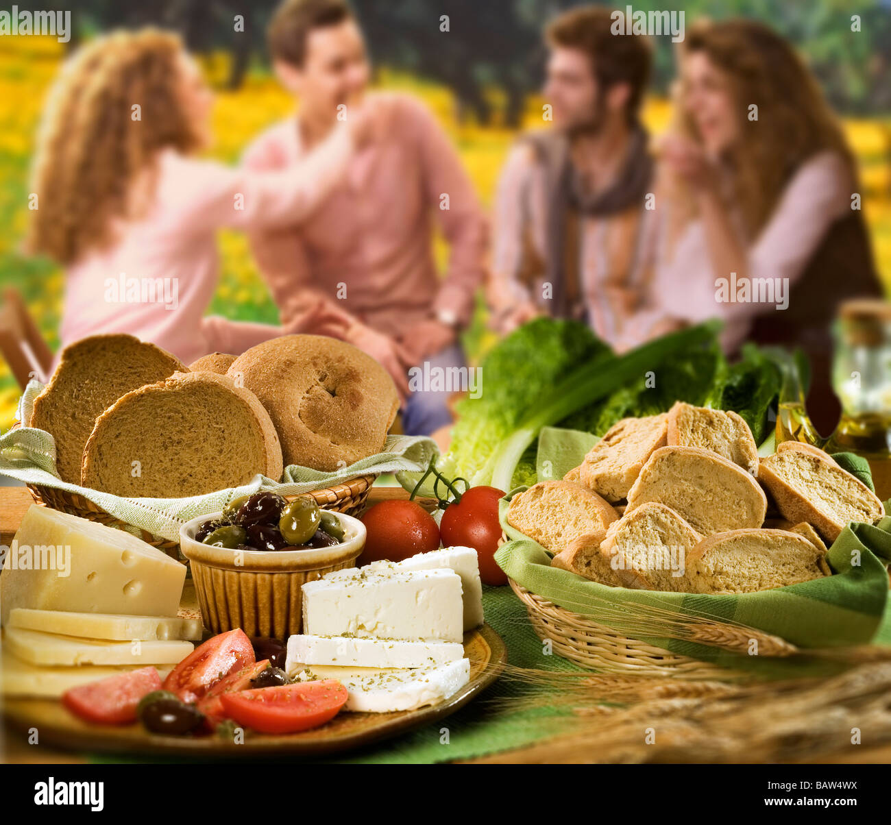 Friends having fun Stock Photo - Alamy