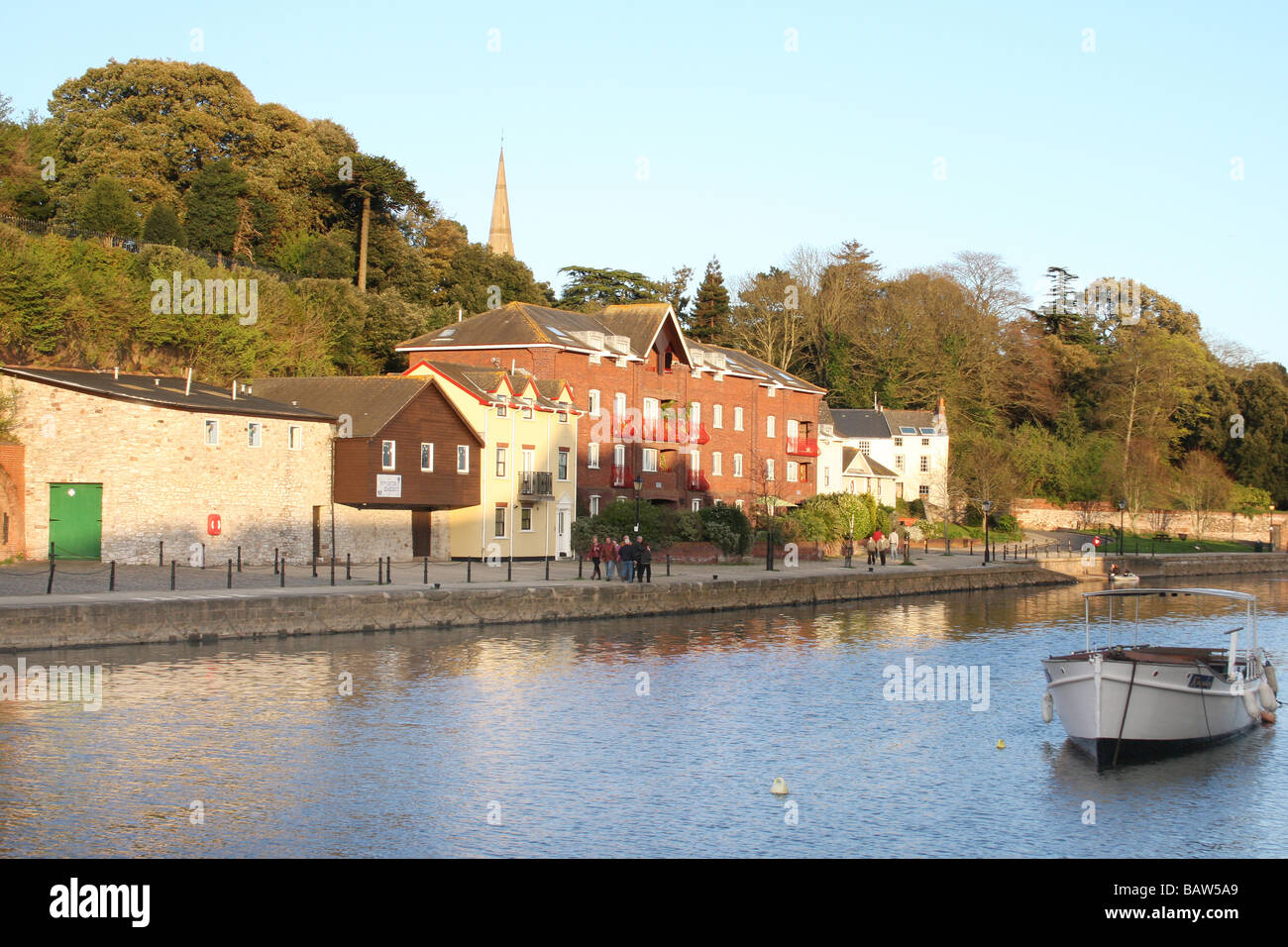 Exeter Marina, Devon UK Stock Photo - Alamy