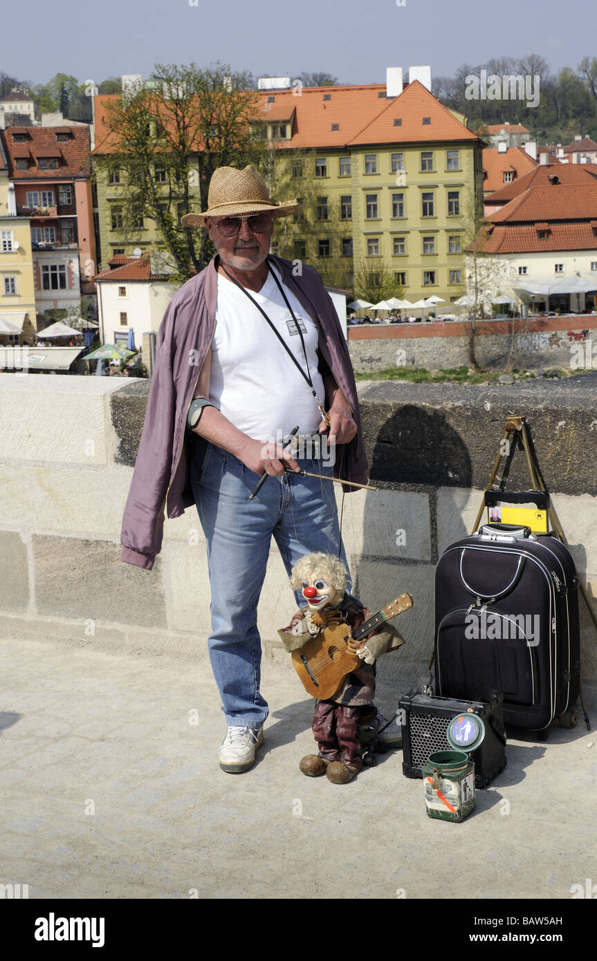 The Charles Bridge in Prague, Capital of the Czech Republic was built ...