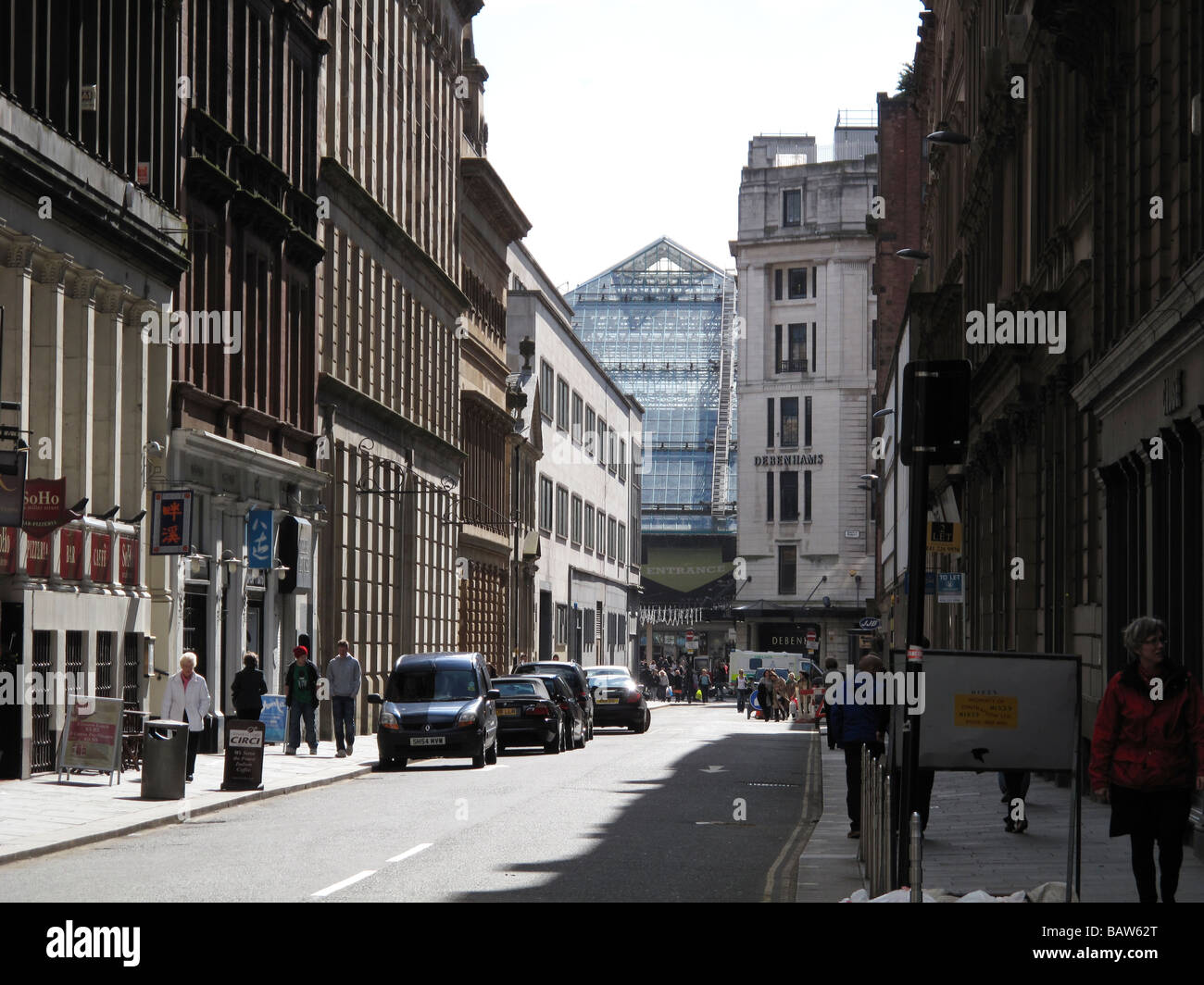 Miller Street Glasgow and St Enoch Centre Stock Photo - Alamy