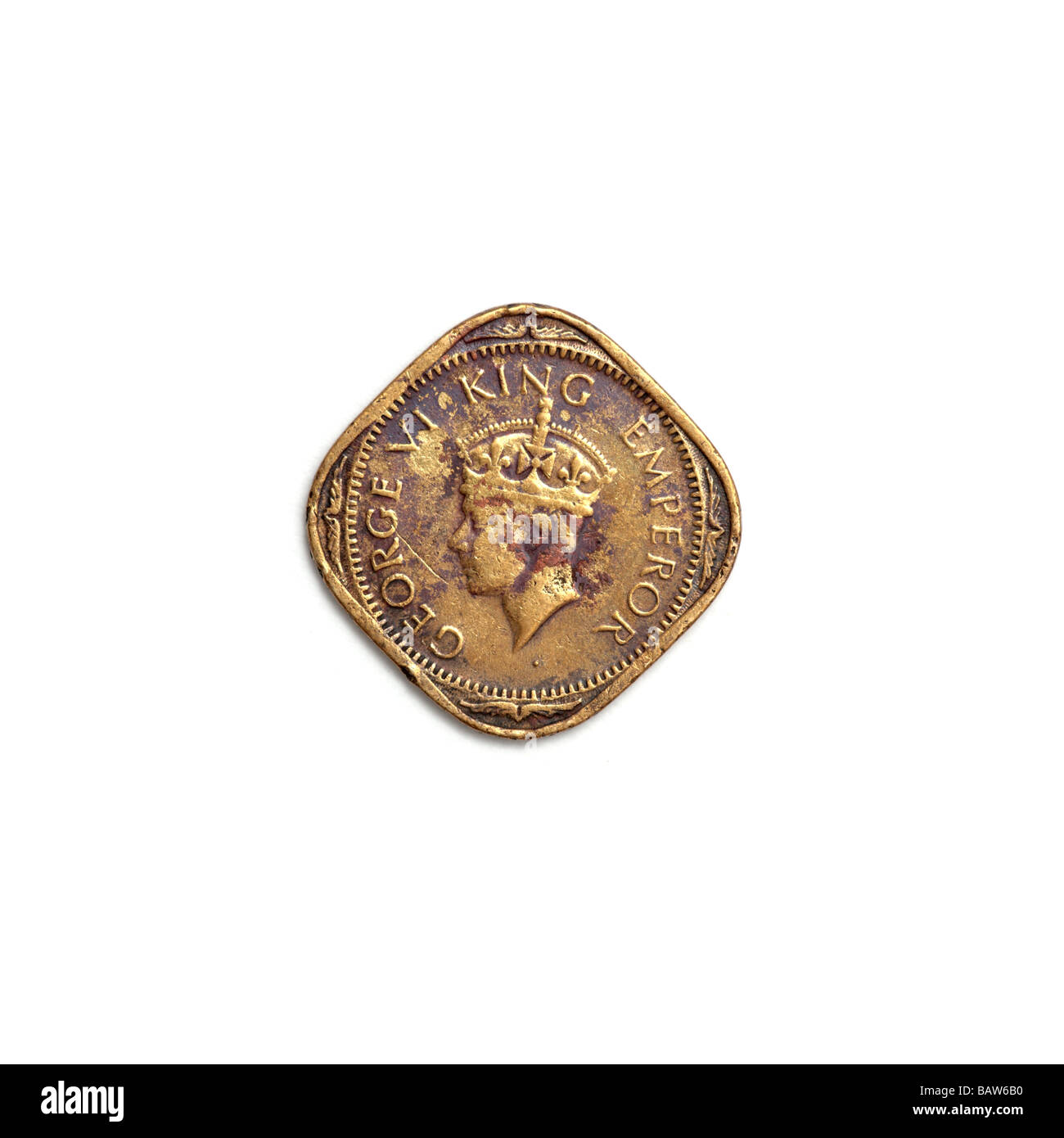 "Indian 2 Anna coin 1942 Stock Photo - Alamy