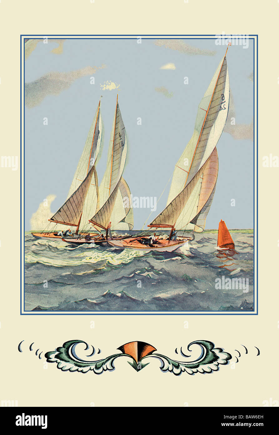 Six Meter Racing Stock Photo - Alamy