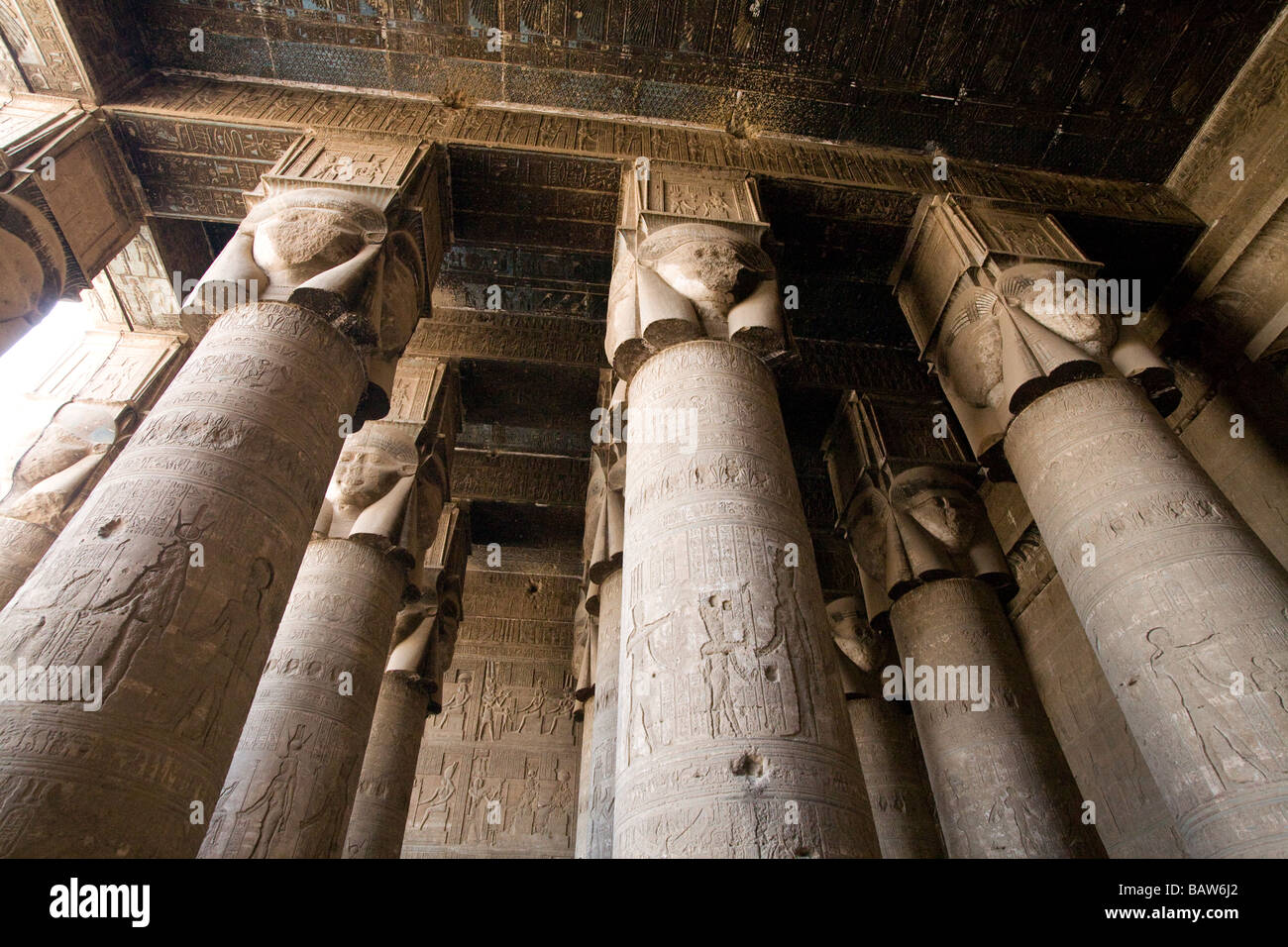 Hathor headed column hi-res stock photography and images - Alamy