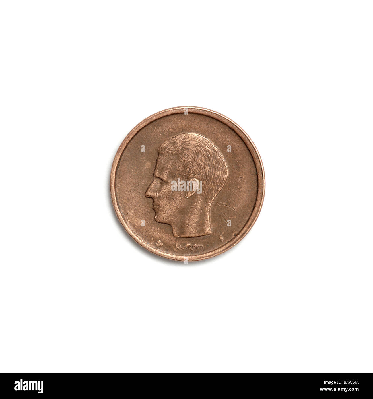 Belgian 10 Franc Coin featuring Baudouin I Stock Photo - Alamy
