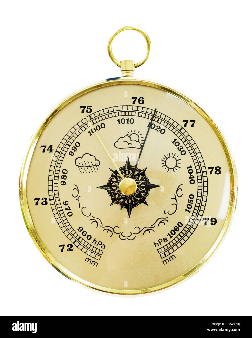 Barometer weather symbols Cut Out Stock Images & Pictures - Alamy