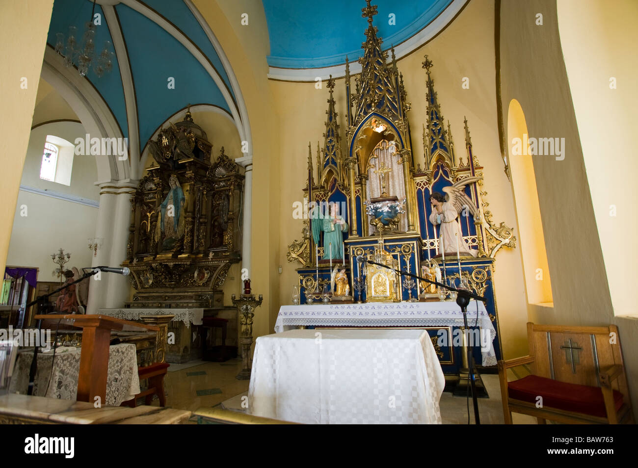 Interior of Nuestra Señora de la Guadalupe Cathedral (AKA Ponce ...