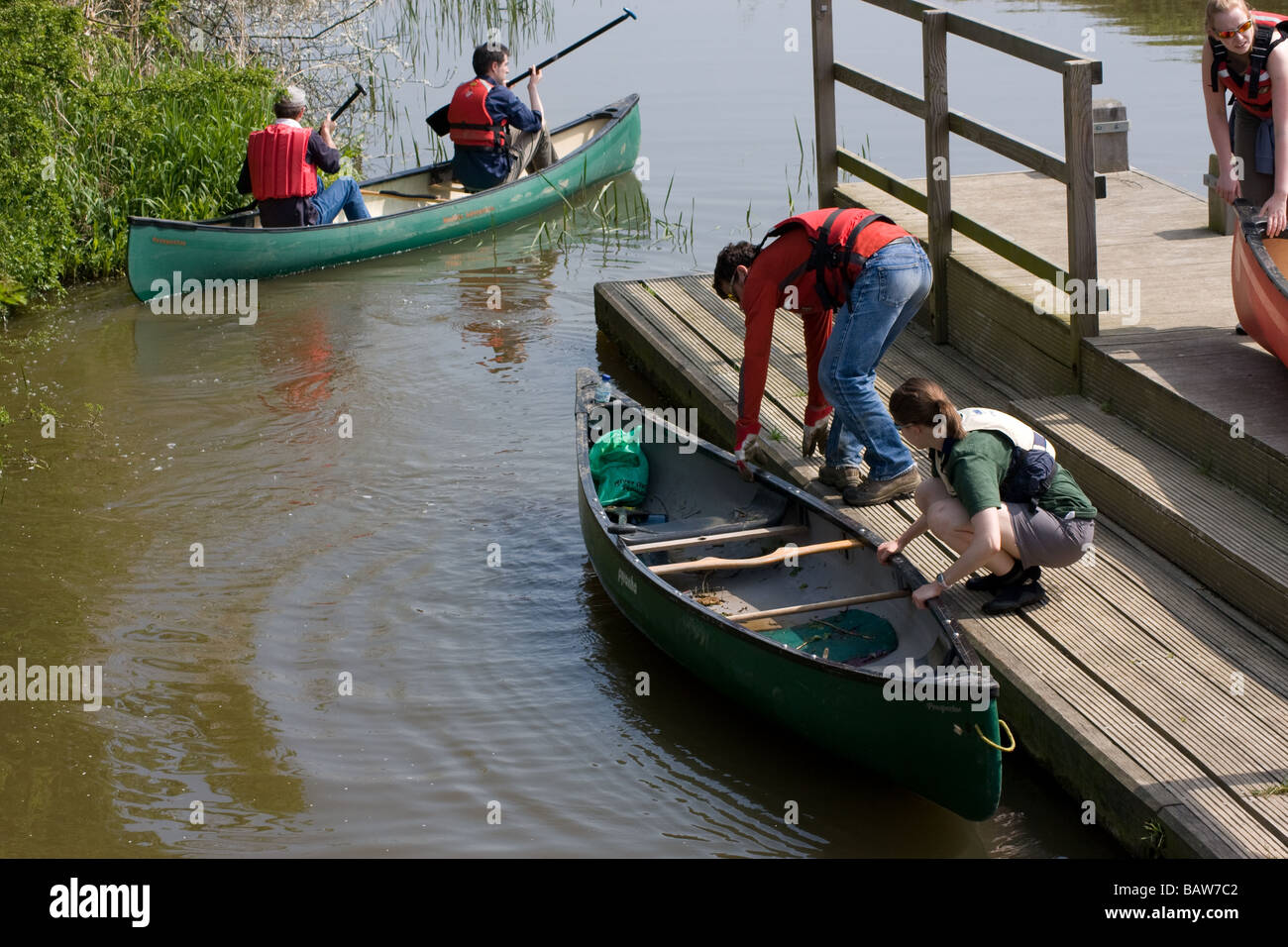 training trainee canadian canoeist canoe canoeing river medway kent ...