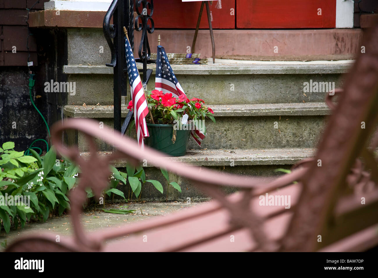 Small town patriotic hi-res stock photography and images - Alamy