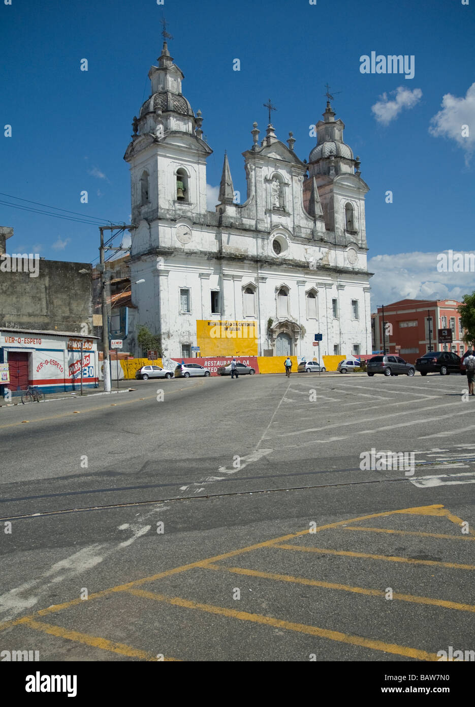 Cathedral of Belem city in Para Brazil Stock Photo - Alamy