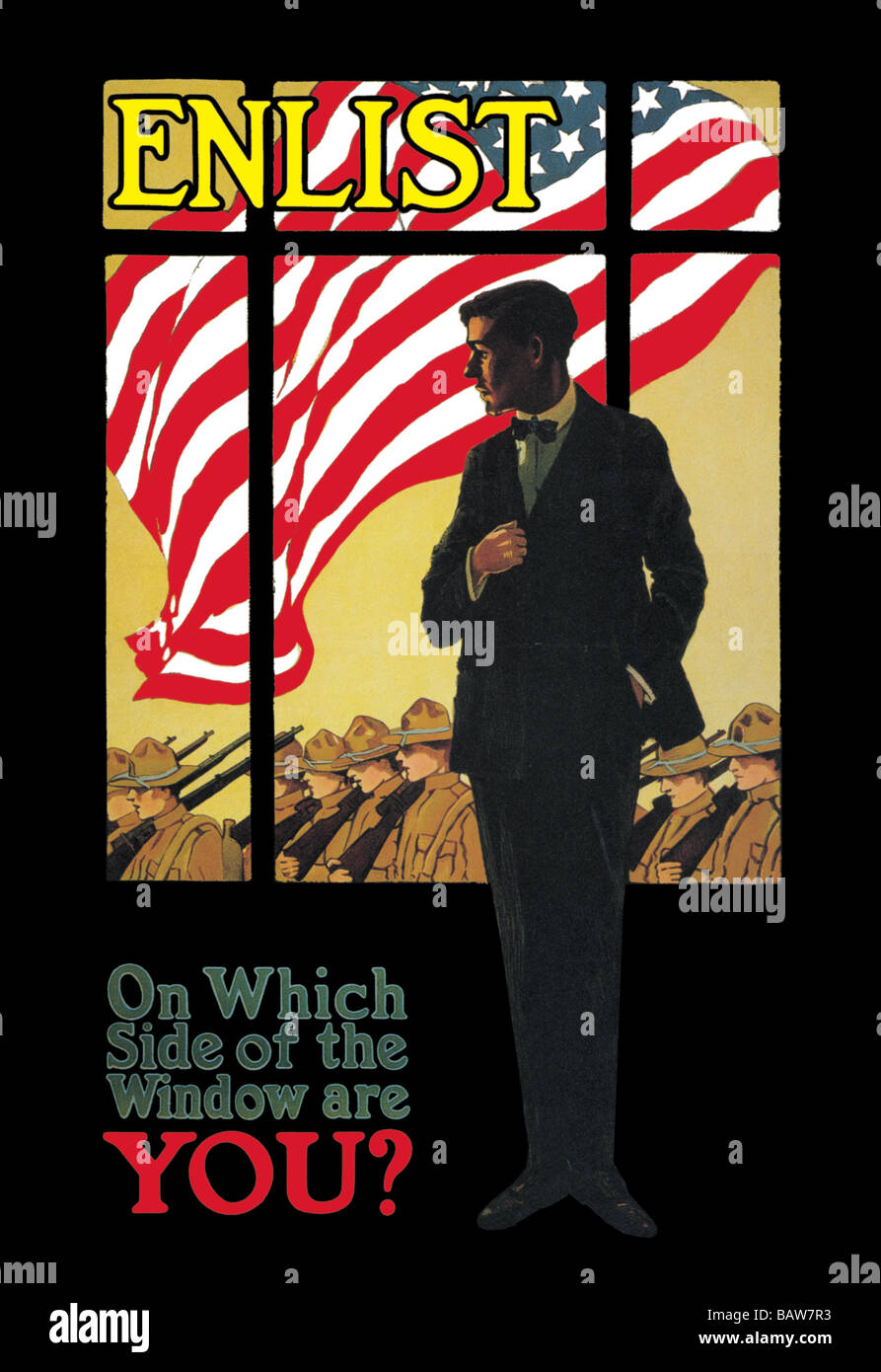 Wwi enlist soldiers hi-res stock photography and images - Alamy