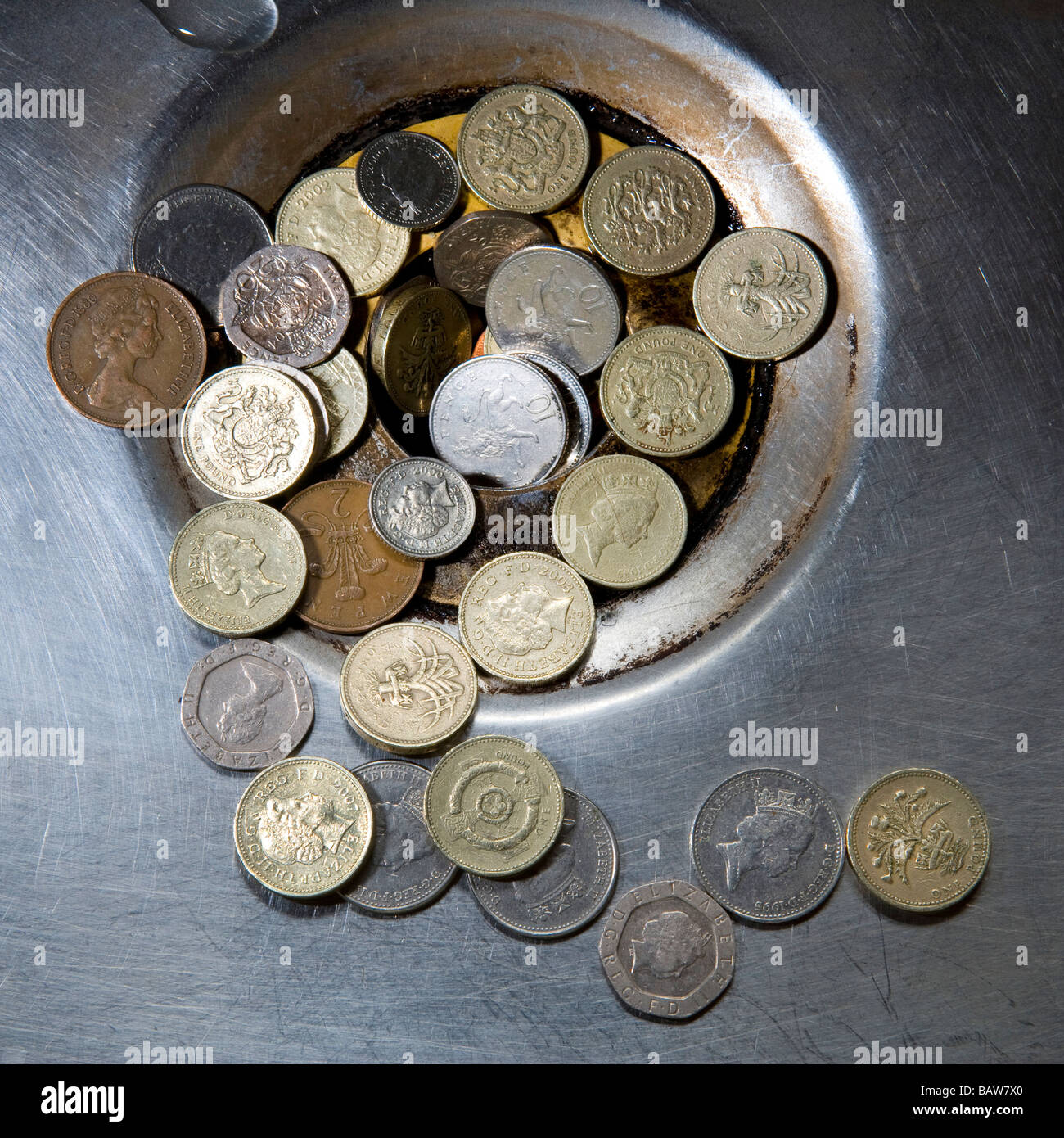 Down the plughole hi-res stock photography and images - Alamy