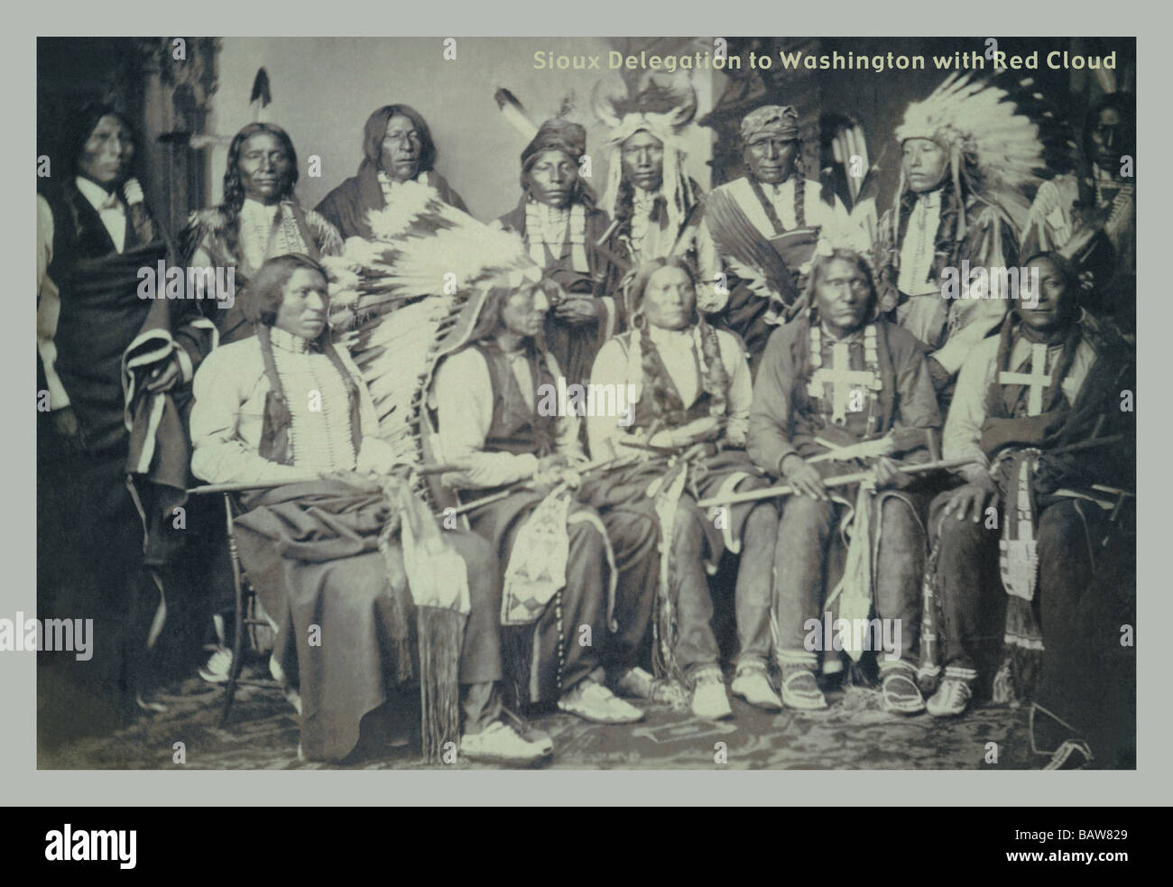 Indian chief red cloud hi-res stock photography and images - Alamy