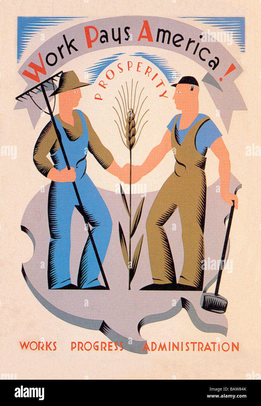 Work Pays America! Stock Photo - Alamy