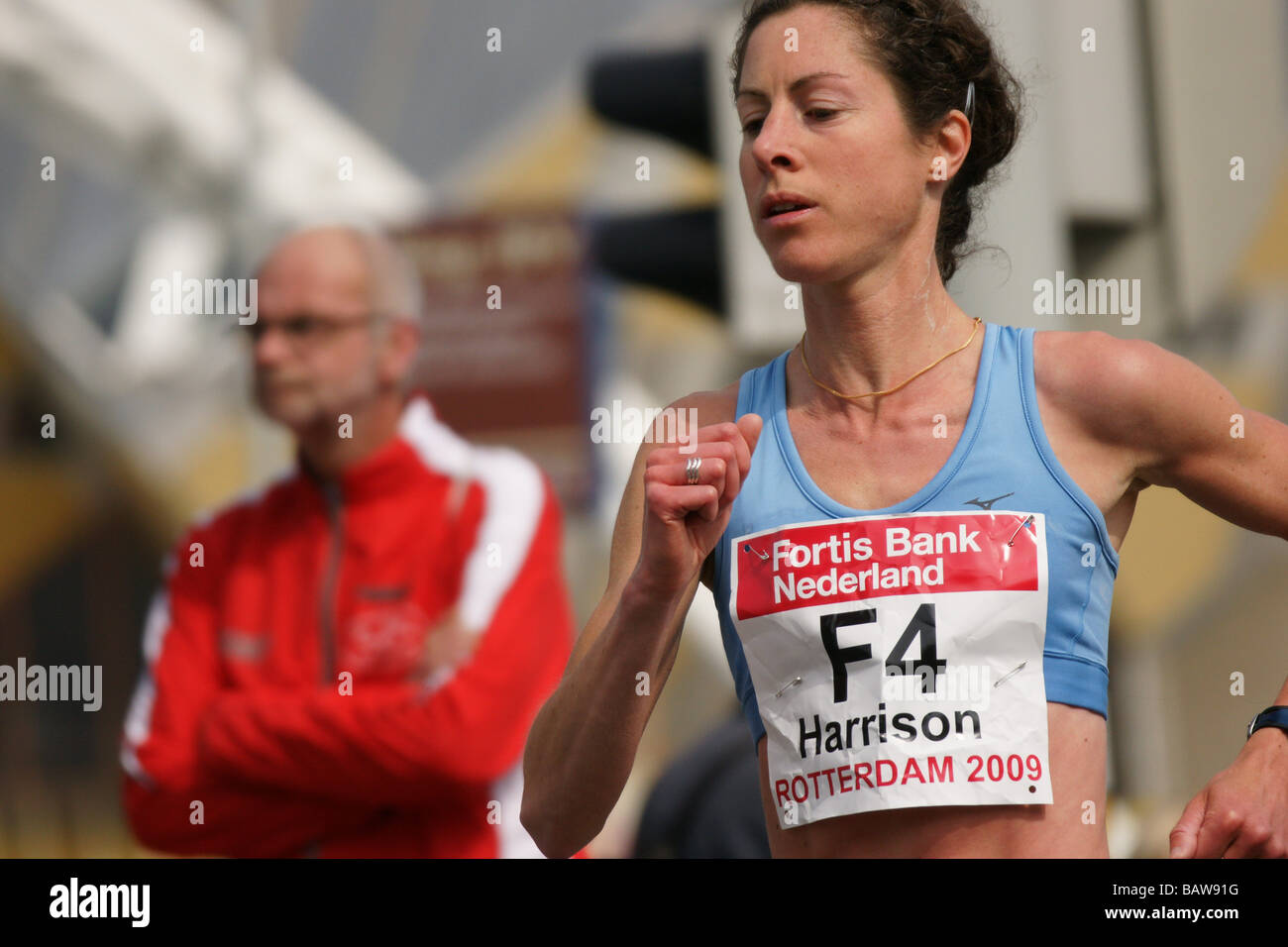 Rotterdam city street race sport marathon runners running spring 2009 ...