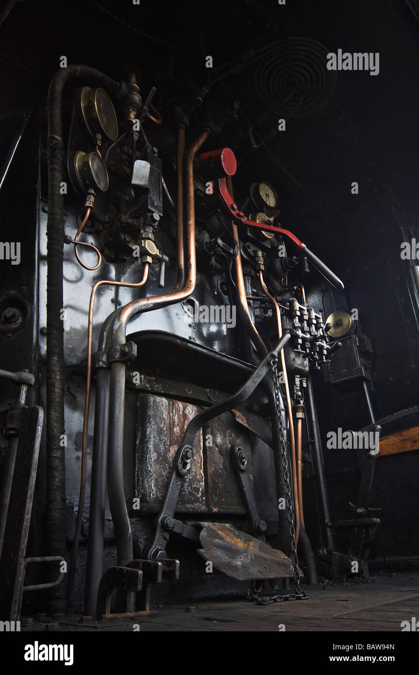 Steam locomotive cab hi-res stock photography and images - Alamy