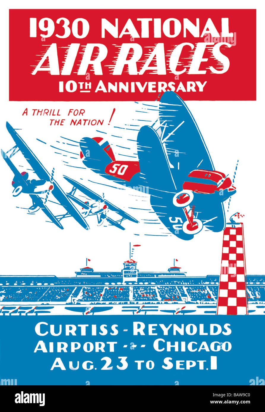 National Air Races 1930 Stock Photo - Alamy