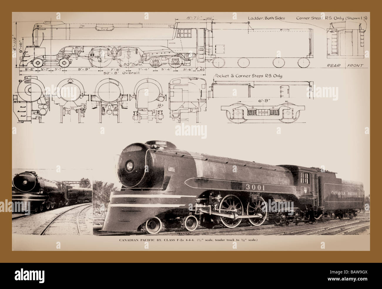 Canadian pacific steam locomotive hi-res stock photography and images ...