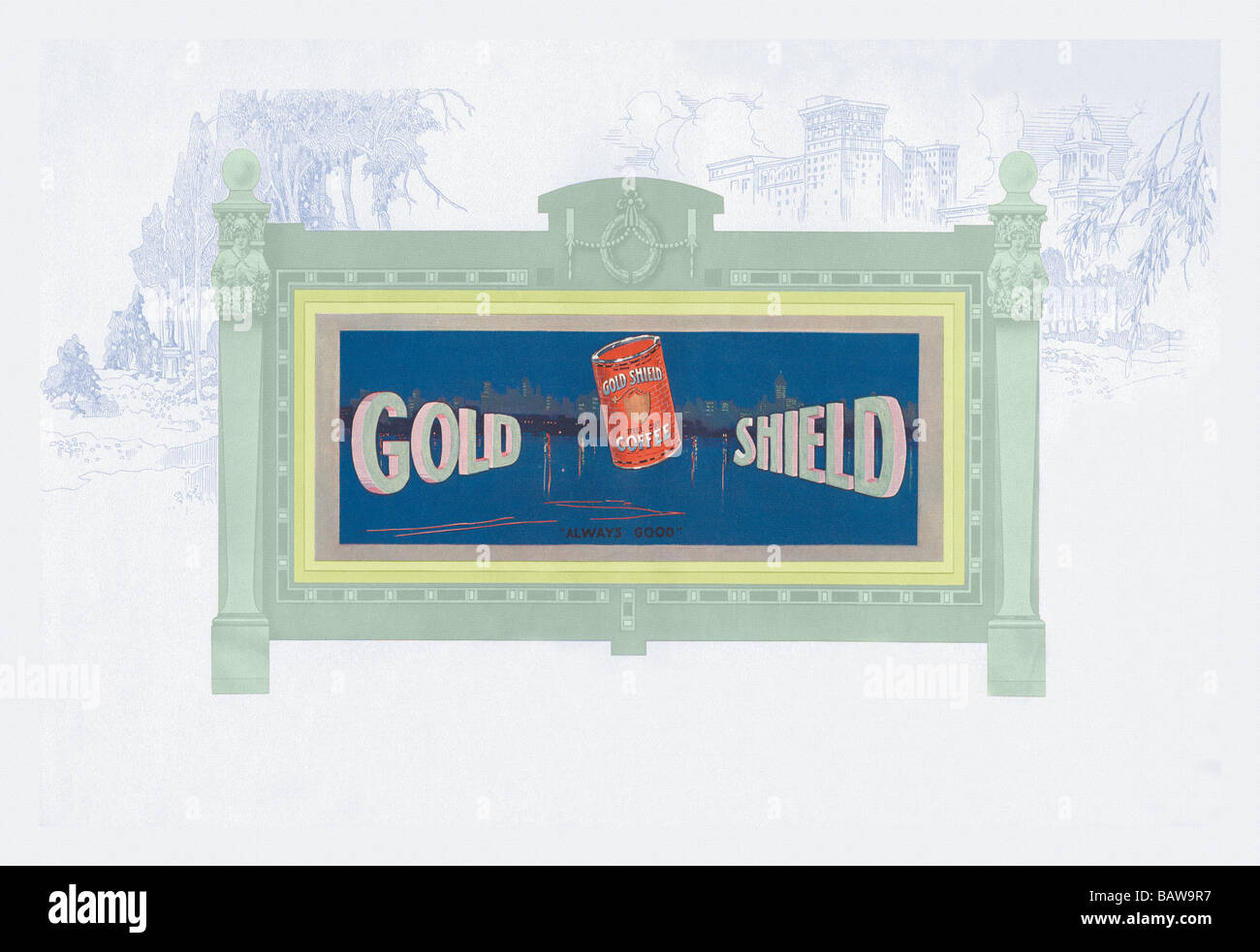 Gold shield hi-res stock photography and images - Alamy