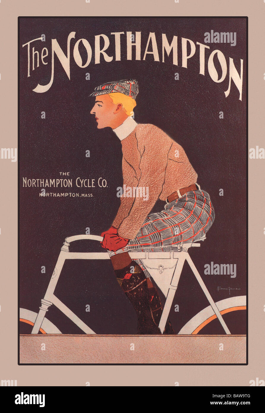 The Northampton Cycle Stock Photo - Alamy