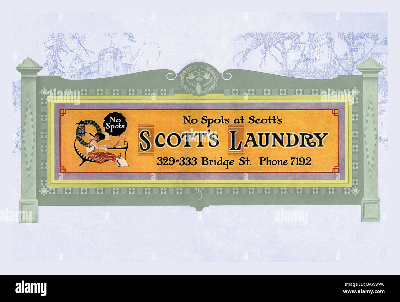 Laundry signs hi-res stock photography and images - Alamy