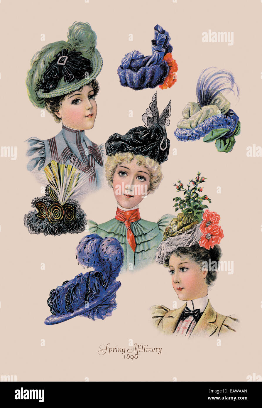 Millinery victorian hi-res stock photography and images - Alamy