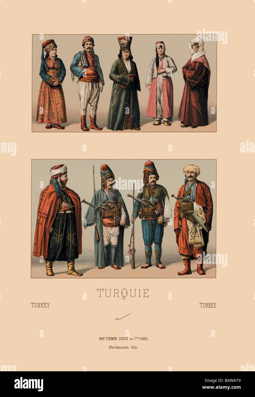 A Variety of Turkish Costumes #1 Stock Photo - Alamy