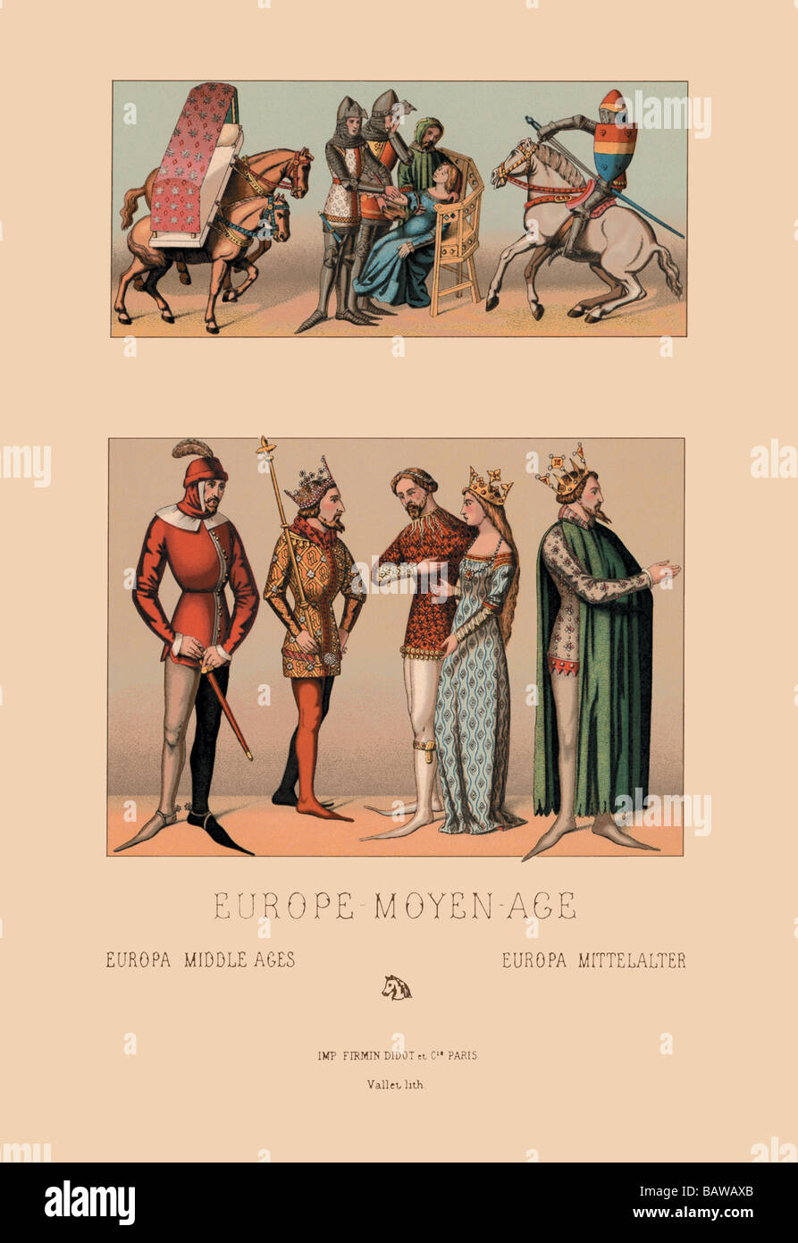 Medieval king and queen hi-res stock photography and images - Alamy