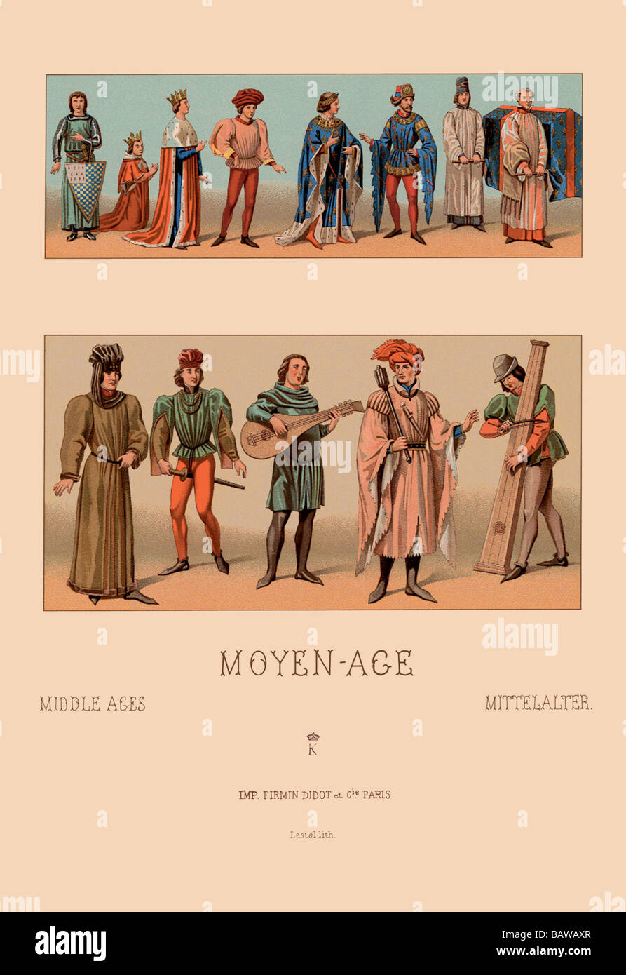 Historical costumes of france hi-res stock photography and images - Alamy